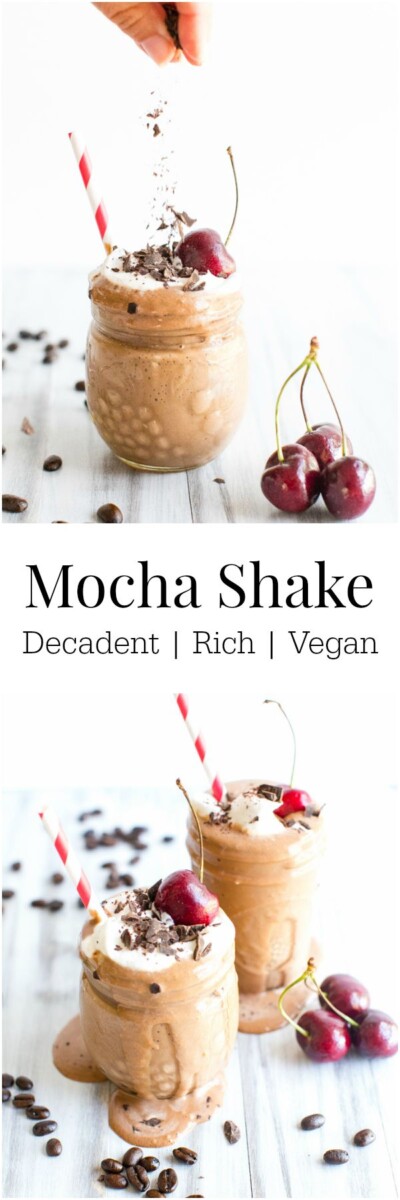 Vegan Mocha Shake | Vanilla And Bean