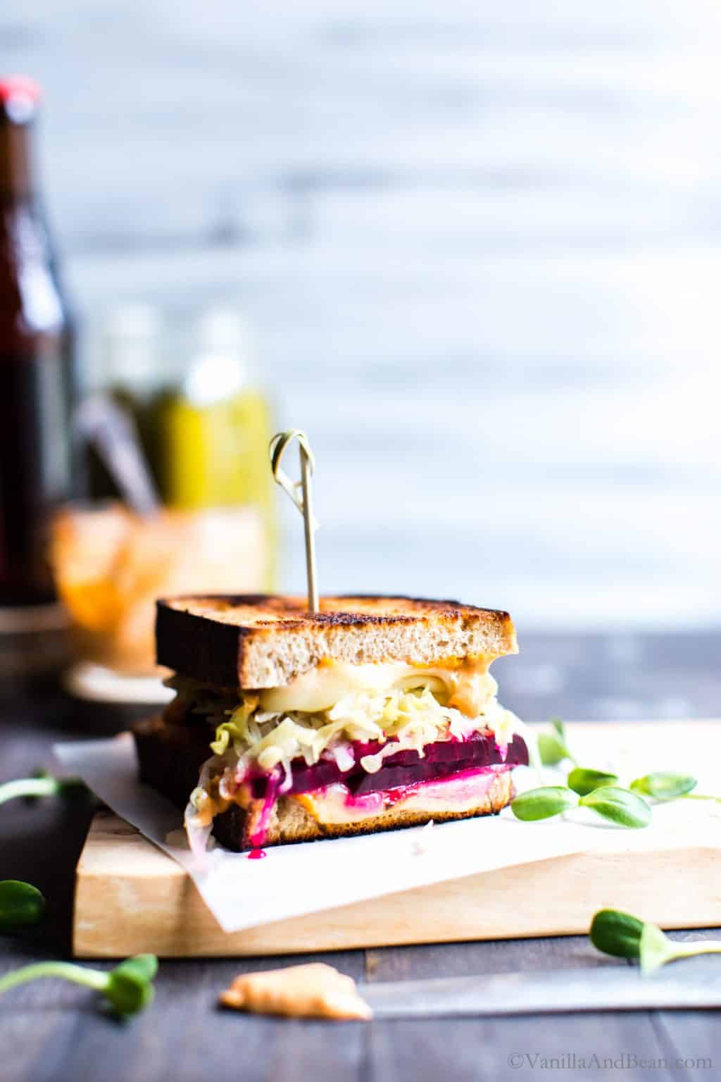 Vegetarian Reuben Sandwich | Vanilla And Bean
