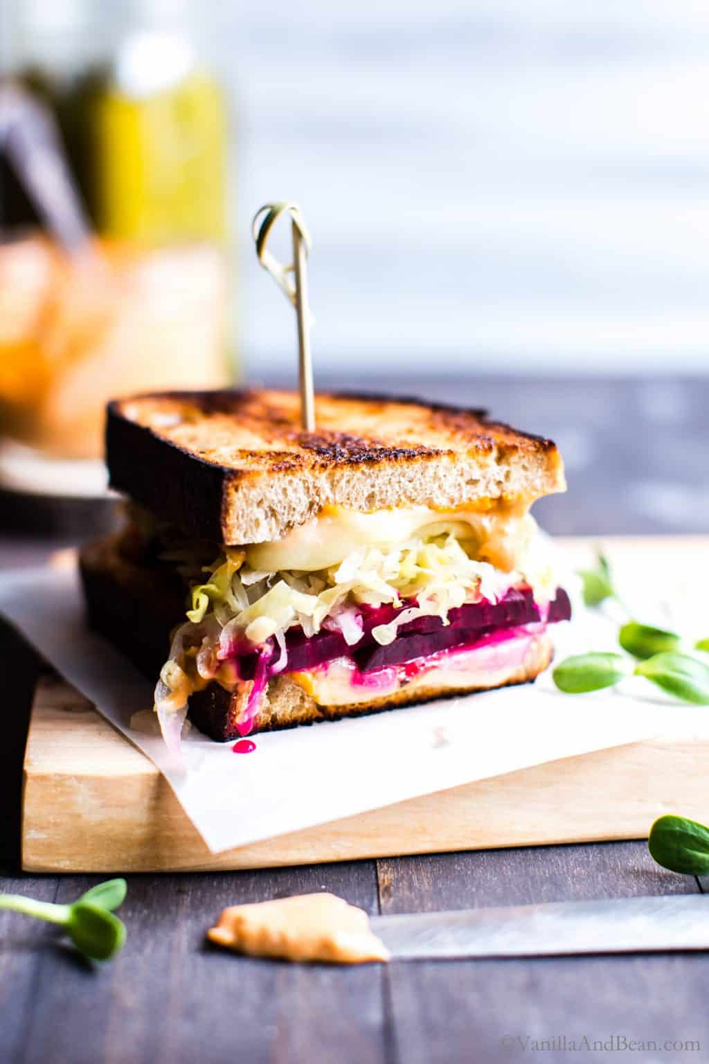 Vegetarian Reuben Sandwich | Vanilla And Bean