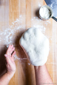 Discarded Sourdough Pizza Dough (same day or overnight!)