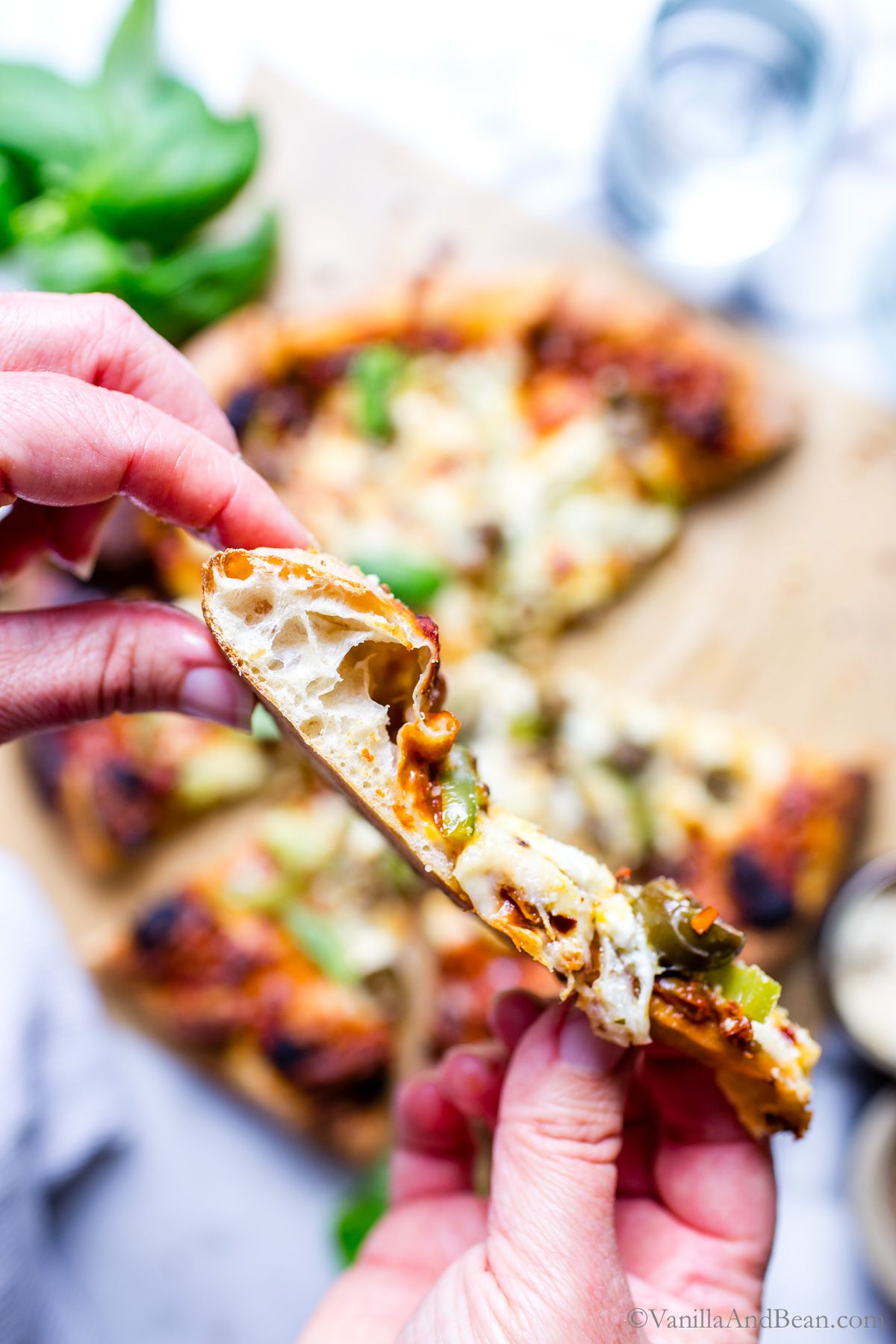 Discarded Sourdough Pizza Dough (same day or overnight!)