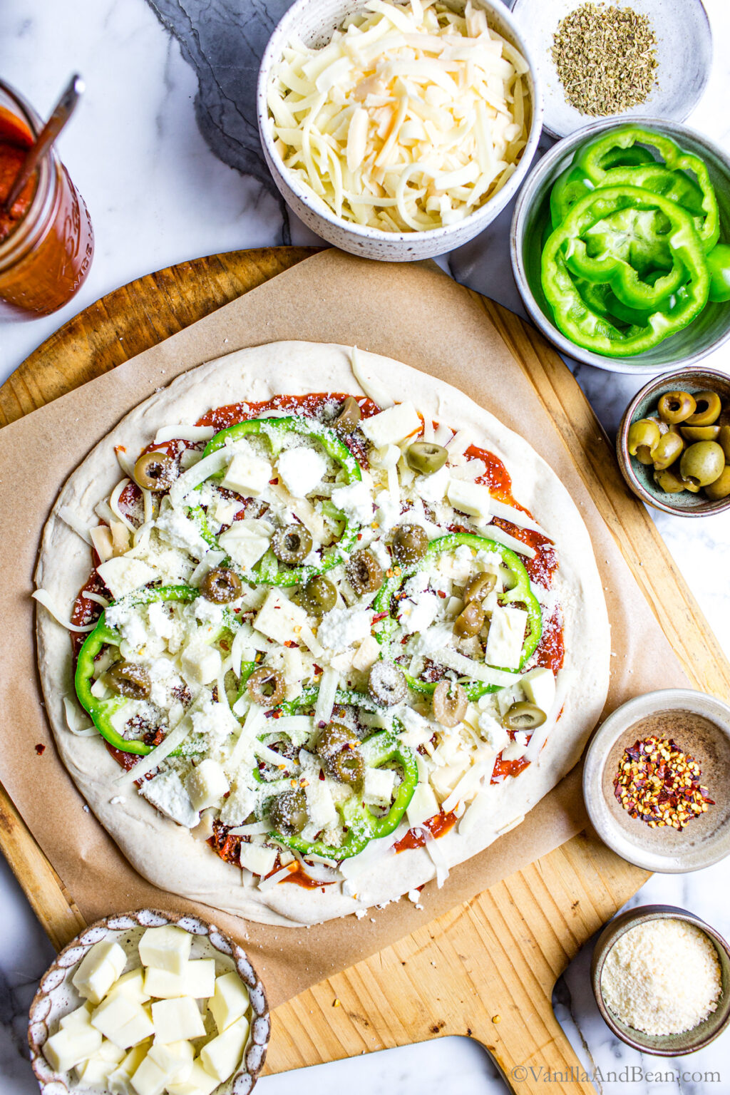 Discarded Sourdough Pizza Dough (same day or overnight!)