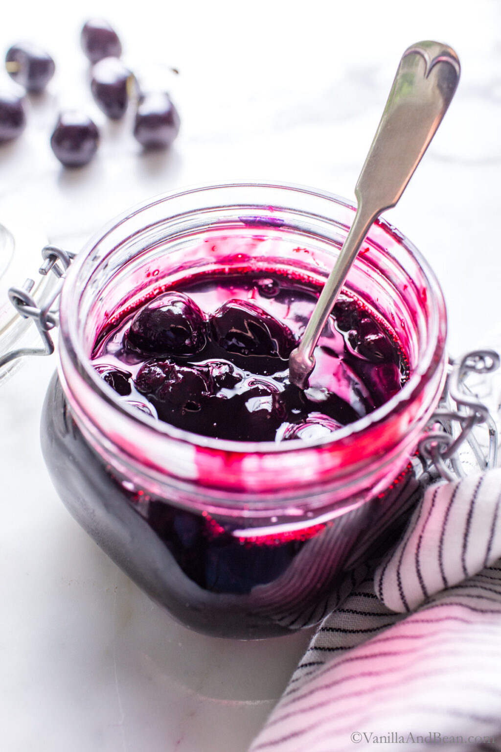 Homemade Sweet Cherry Compote (two ways)