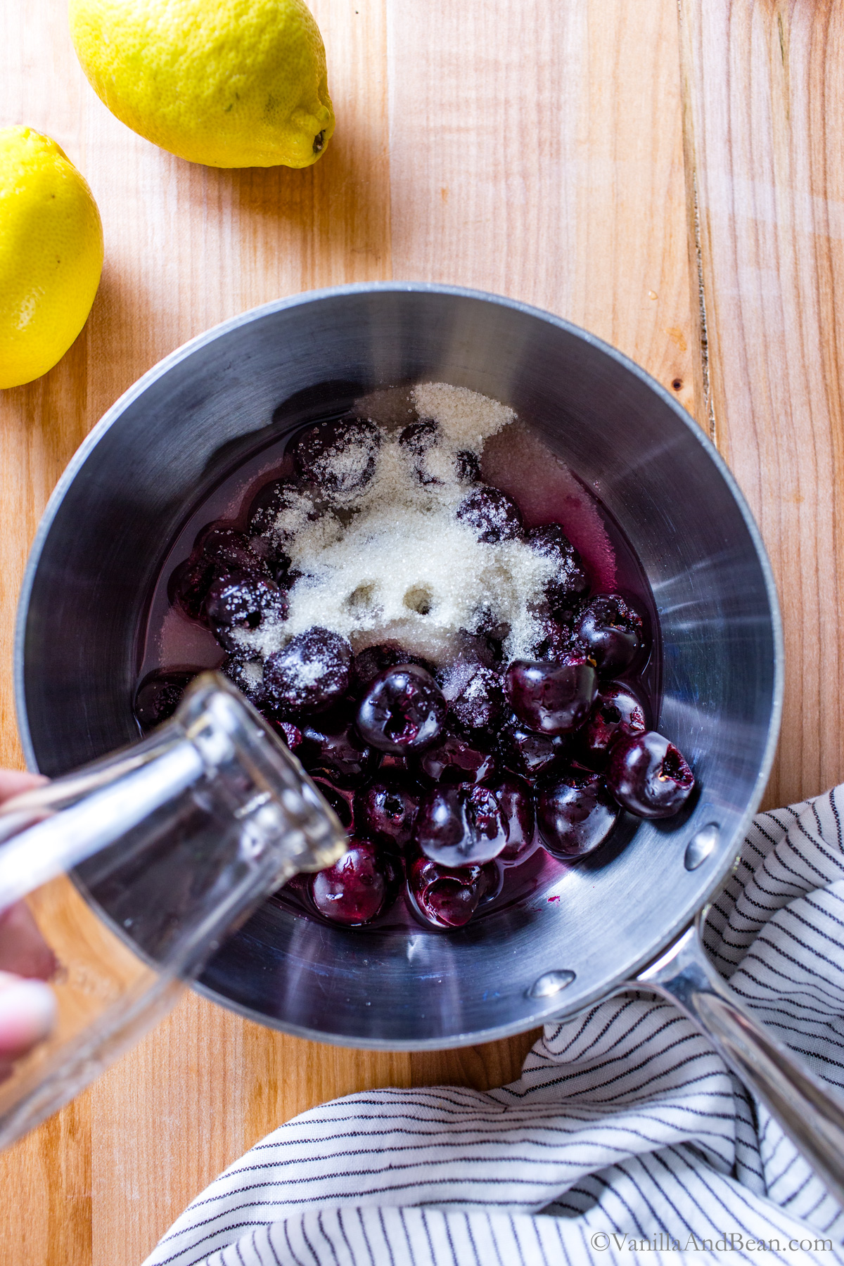 Homemade Sweet Cherry Compote (two ways)