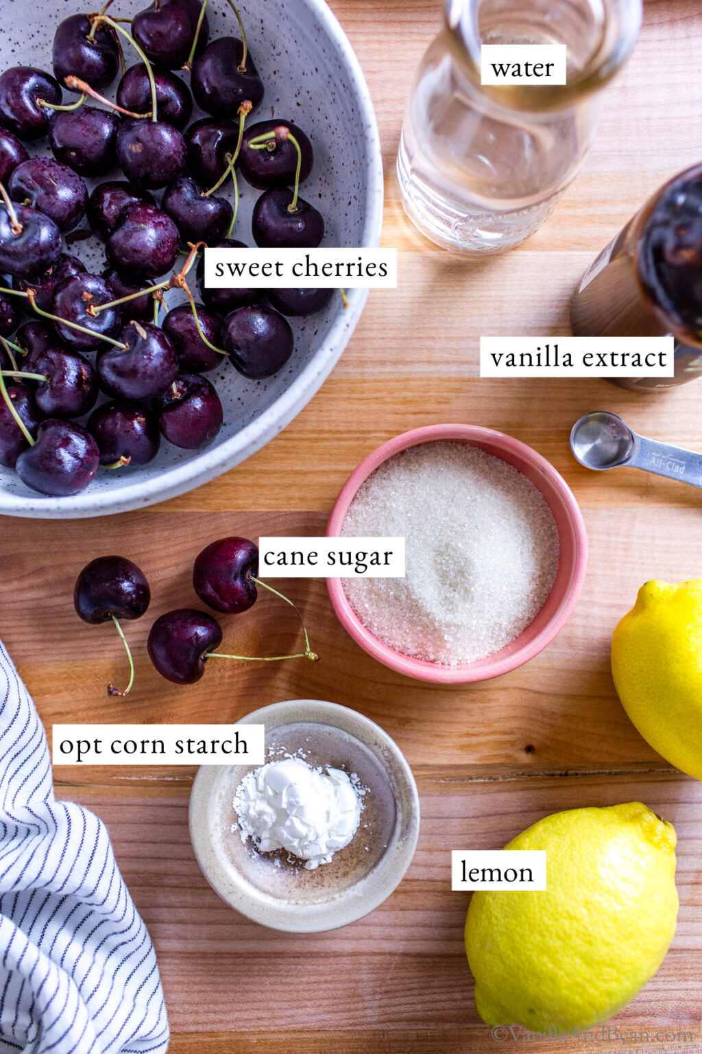 Homemade Sweet Cherry Compote (two ways)