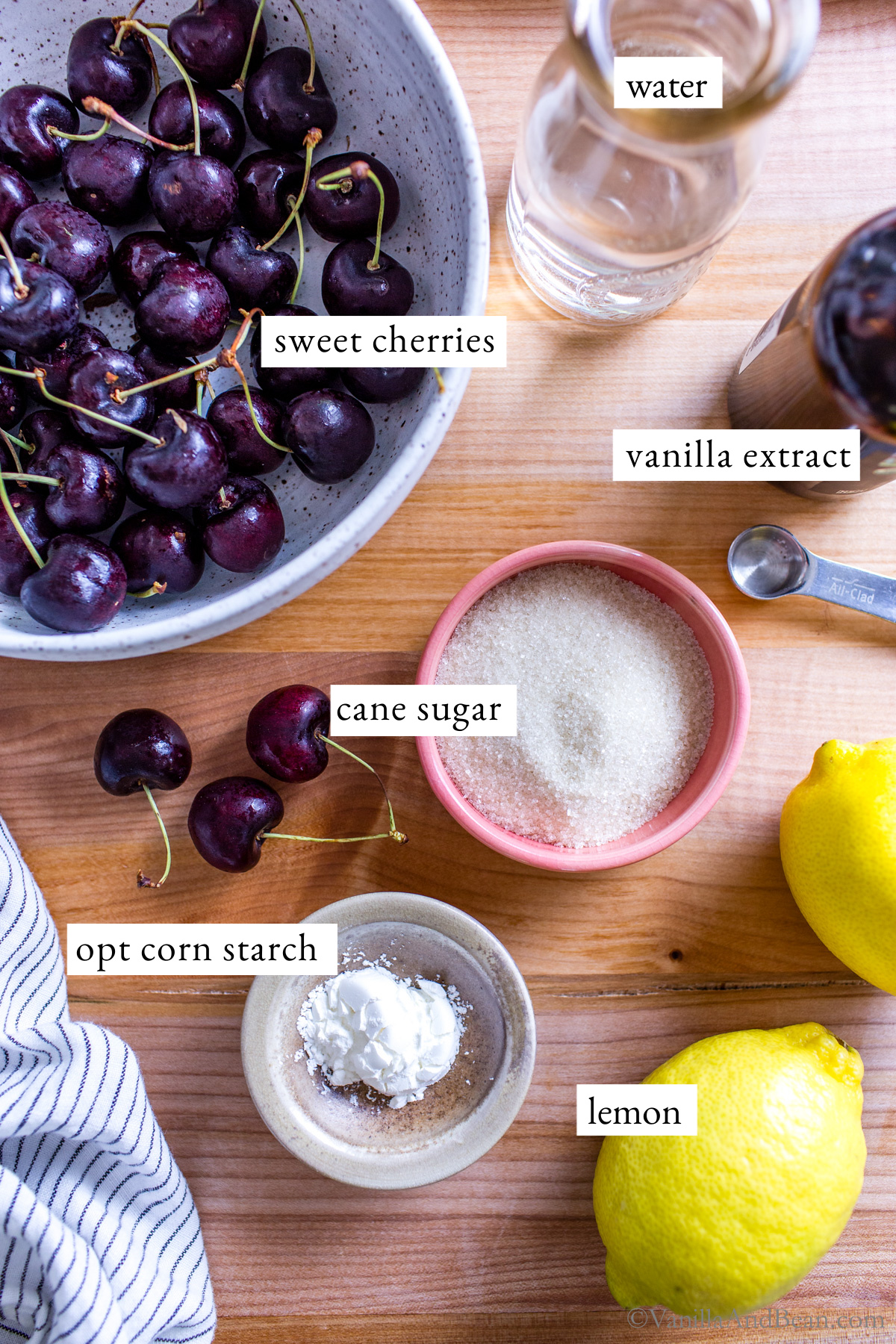 Homemade Sweet Cherry Compote (two ways)