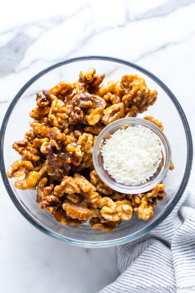 Baked Candied Maple Walnuts | Vanilla And Bean