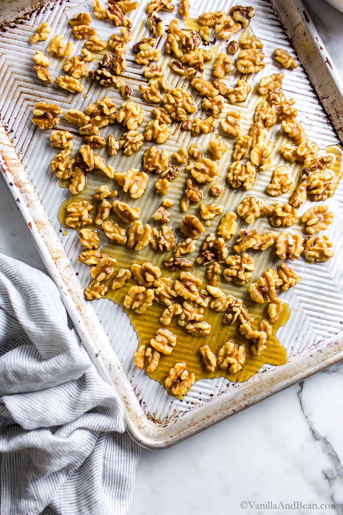 Baked Candied Maple Walnuts | Vanilla And Bean
