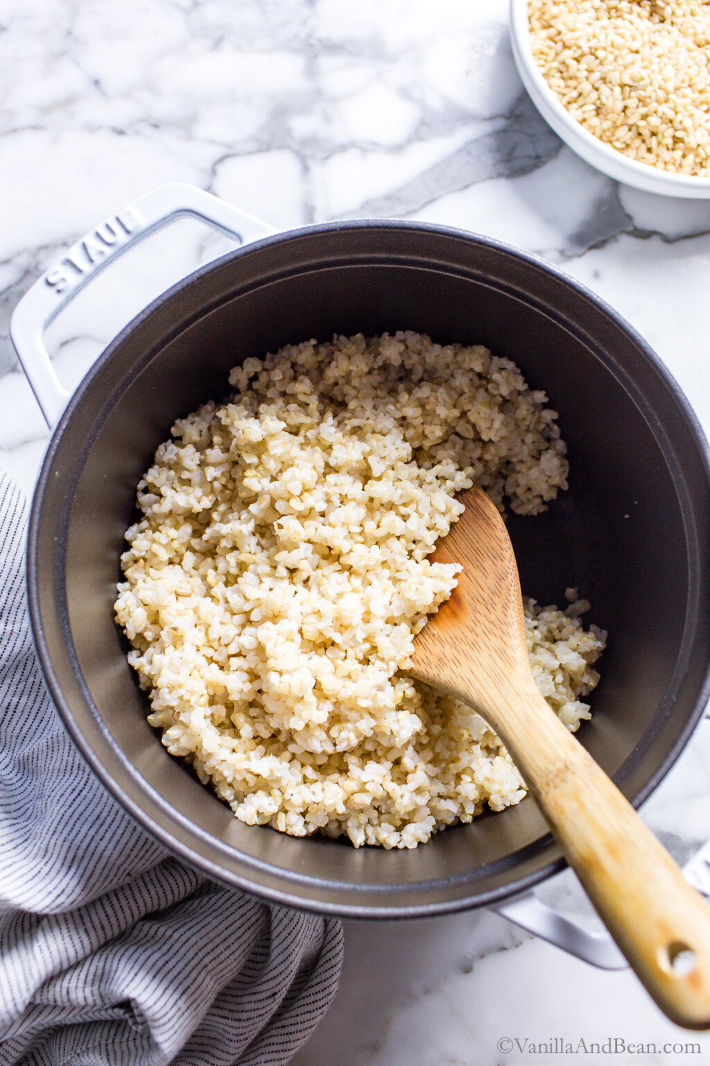Fluffy Stovetop Brown Rice (for Basmati, Jasmine & More!)
